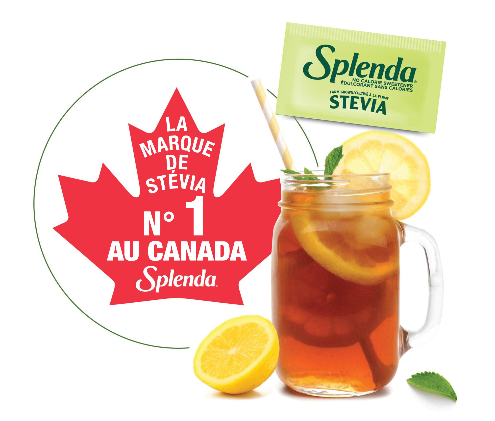 Édulcorants à la stévia Splenda | Ingrédients d’origine naturelle. pas ...